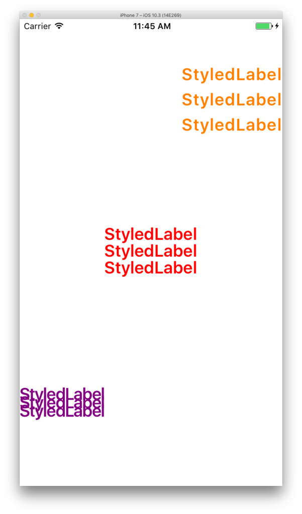 styledtext - SwiftGit